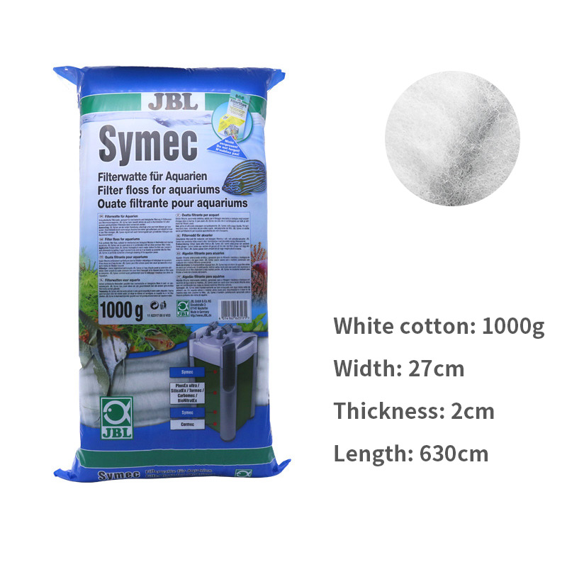 JBL Symec External Fish Tank Aquarium Fine Filter Wool Floss Pad 100g ...