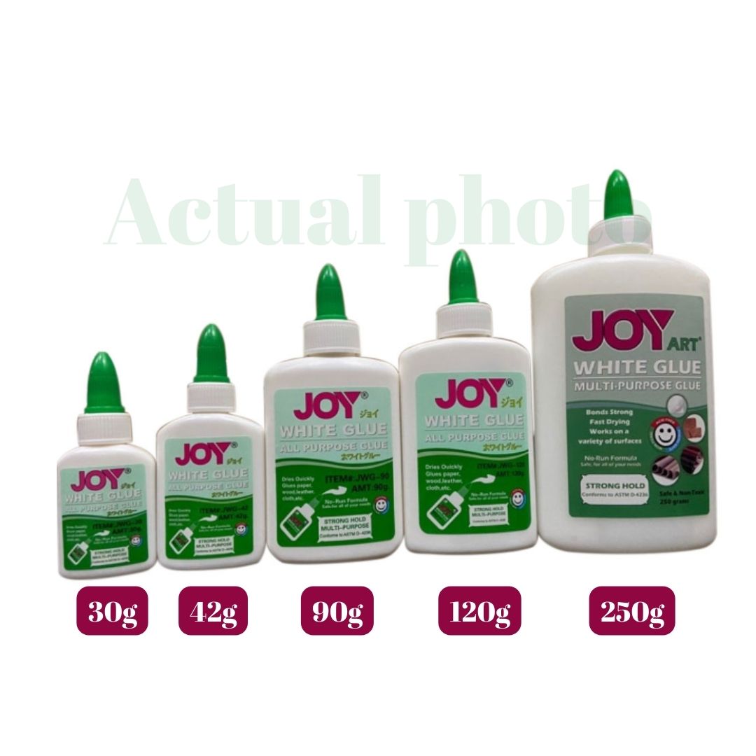 Joy Multi-Purpose White Glue | All Purpose | Glues Paper, Wood, Leather, Cloth, Etc.. | Lazada PH