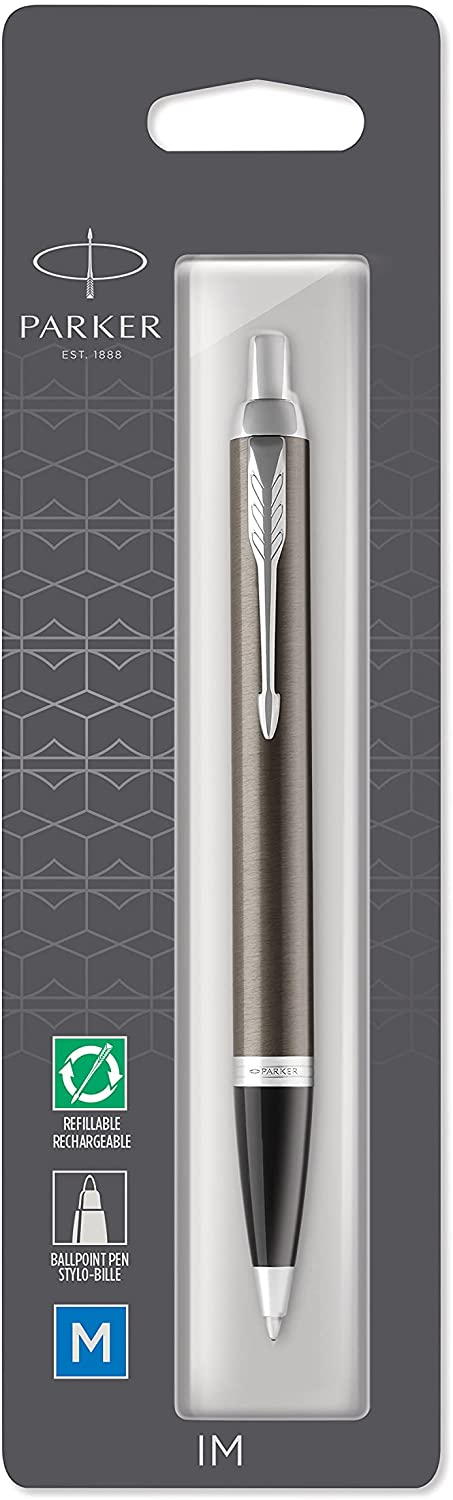 Parker IM Ballpoint Pen, Dark Espresso with Medium Point Black Ink Refill (1975561) | Lazada PH