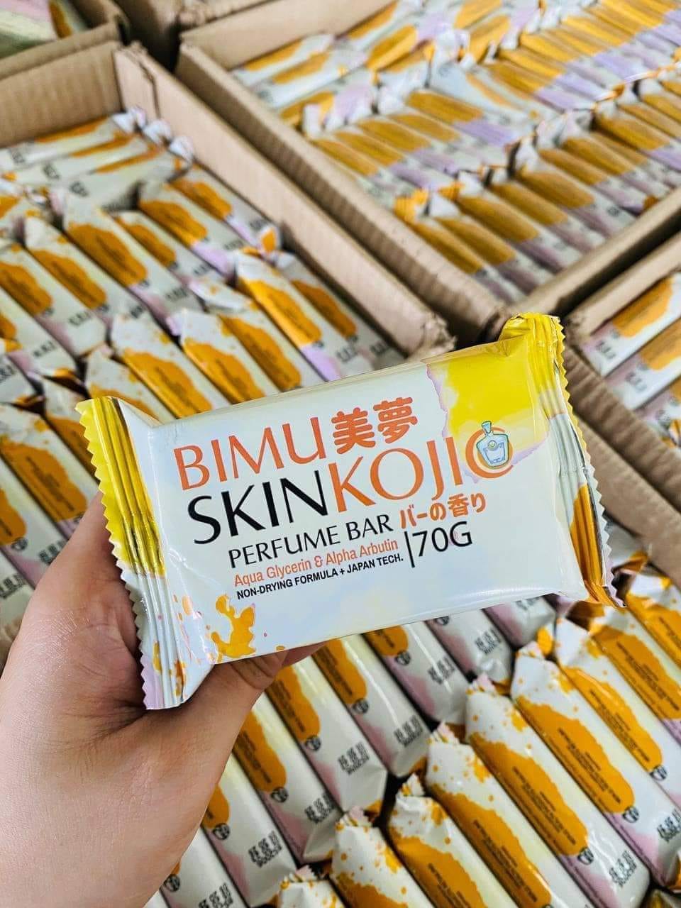 3for100 MERJ2 BIMU SKIN KOJIC PERFUME BAR SOAP 70g | Lazada PH