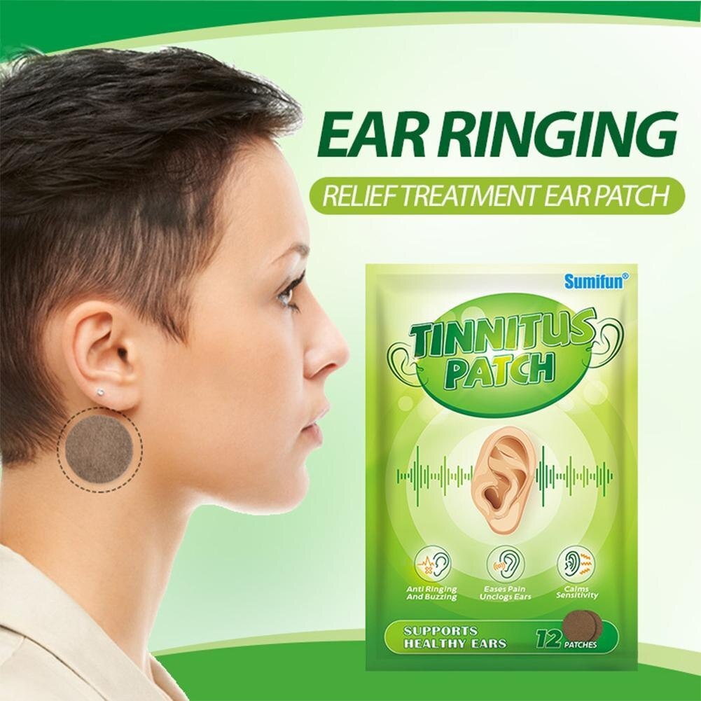 hot Patch Tinnitus PatchEarkangPatch Herbal Prevent Hearing Loss Ear Deafness Treat Ear Tag ...