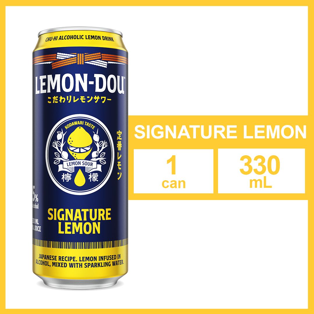 SAMPLING Lemon-Dou Signature Lemon Chu-hi 330mL Can Free Shipping ...