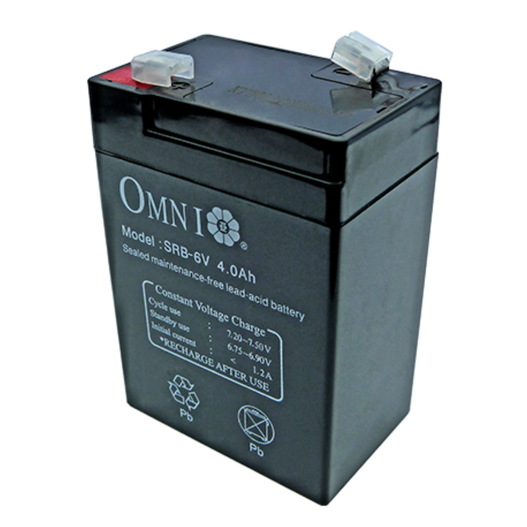 Omni Rechargeable Battery 6V4 AH SRB-6V4 | Lazada PH
