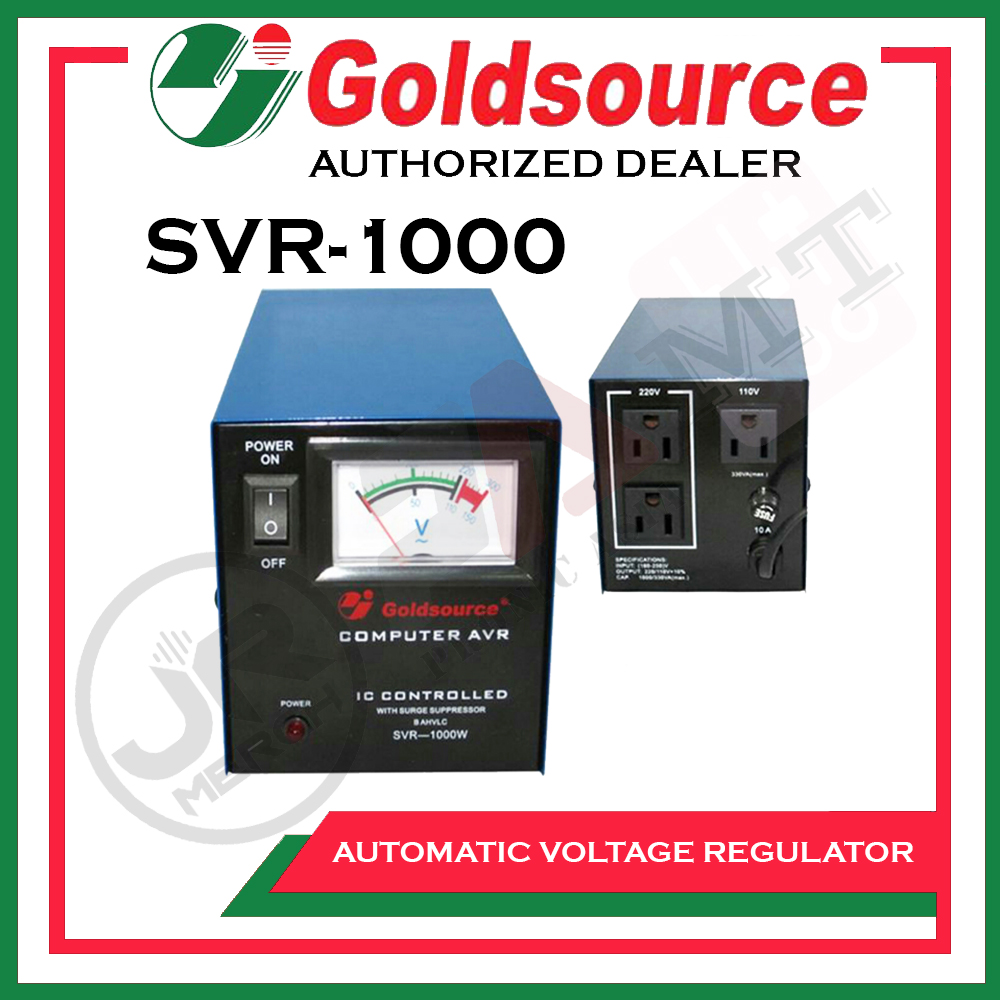 Goldsource Computer Voltage Regulator 1000 watts (SVR-1000) AVR Made ...