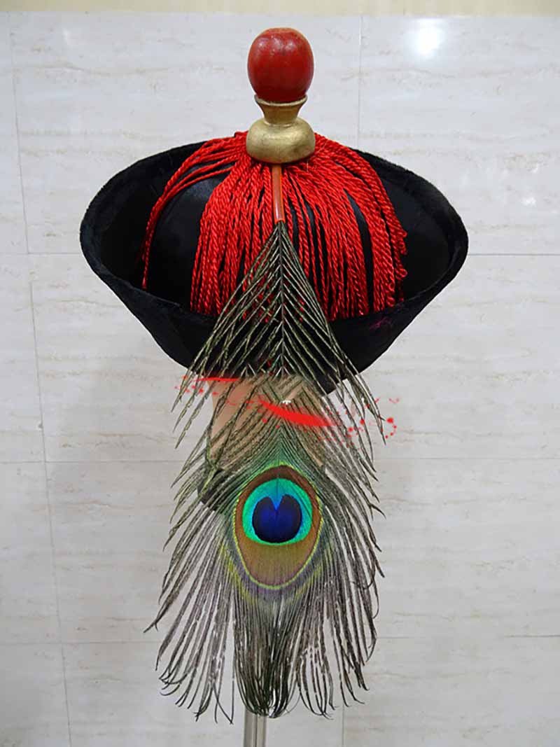 Ancient Official Hat Men Chinese Qing Dynasty Hat Headdress Hanfu ...