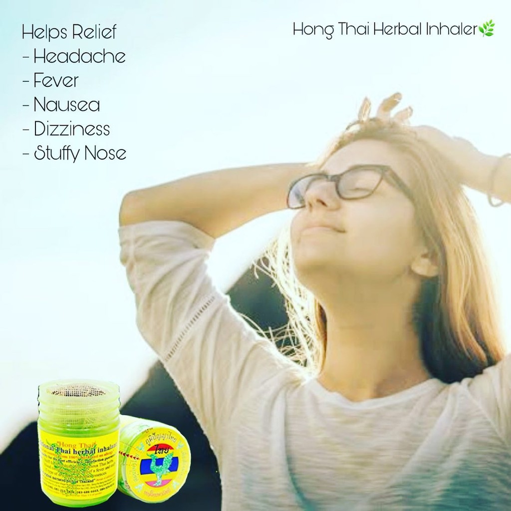 Hong Thai Inhaler 100 Thailand Original Hong Thai Traditional Thai Herbal Inhalant A Hong Thai ...