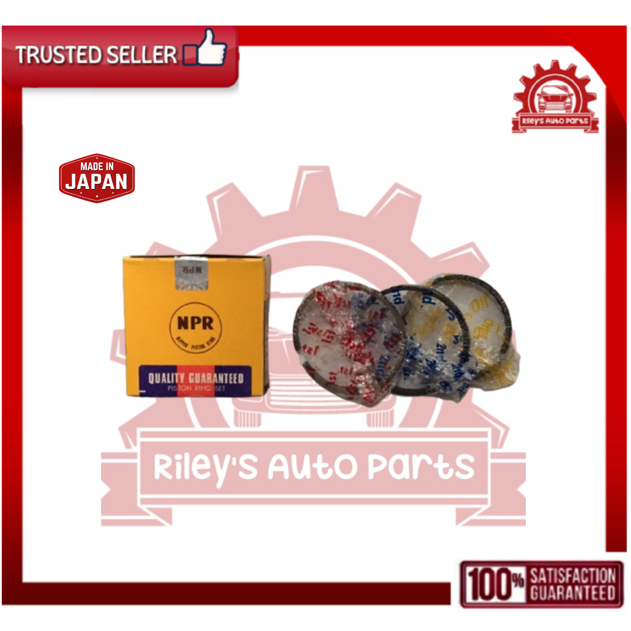 NPR PISTON RING SET STD SIZE FOR MITSUBISHI CANTER 4DR5 ENGINE | Lazada PH