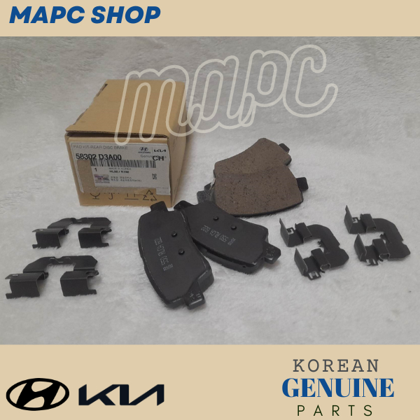 Brake Pad Rear 58302D3A00 for Tucson 2016~2019, Sportage 2016~2019 ...