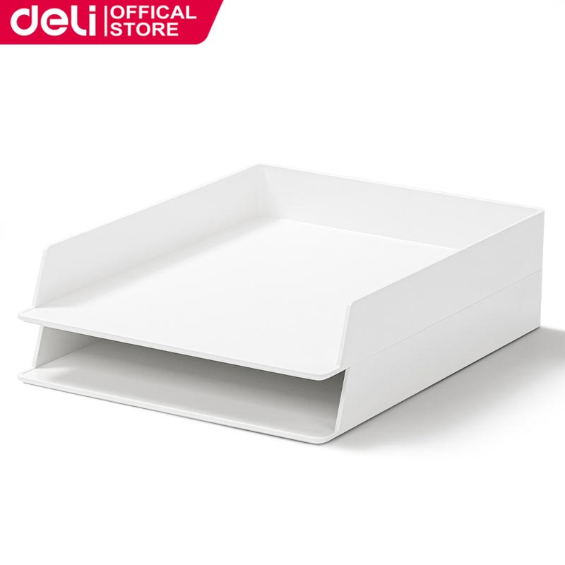 Deli File Tray (2/Set) (Milk White) (Set) NS021S | Lazada PH