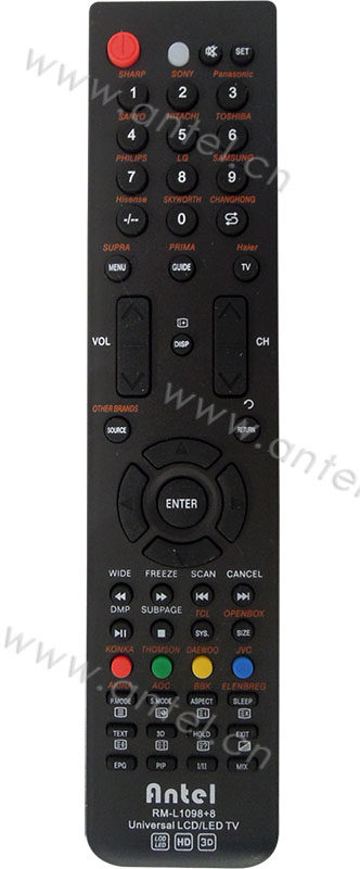Antel Universal TV Remote Control for different brands LCD/LED 3D ...