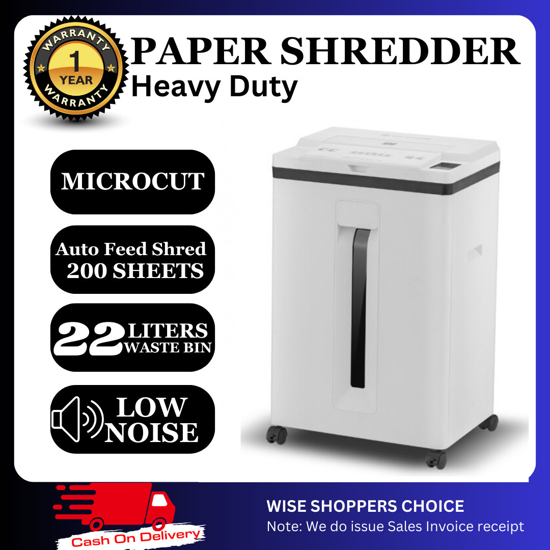Micro Cut Paper Shredder Machine, Heavy Duty Comet GS-A608 [HEAVY DUTY ...