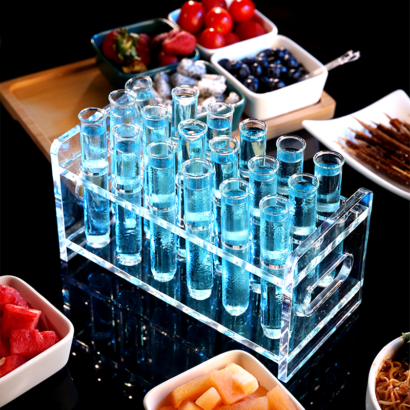 Bar glass test tube curling test tube wine glass cocktail test tube bar ...