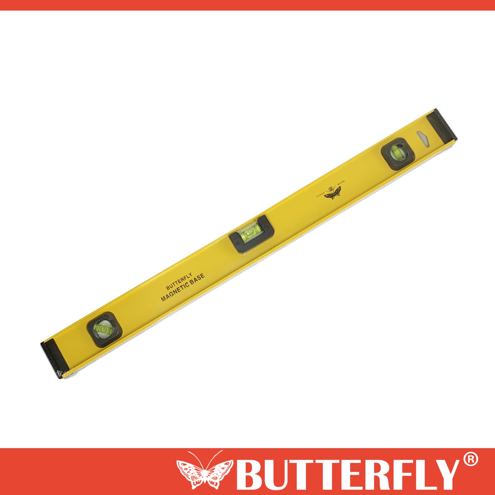BUTTERFLY Tools Aluminum Level Bar with Magnet (18 inches / 45cm, 24 ...