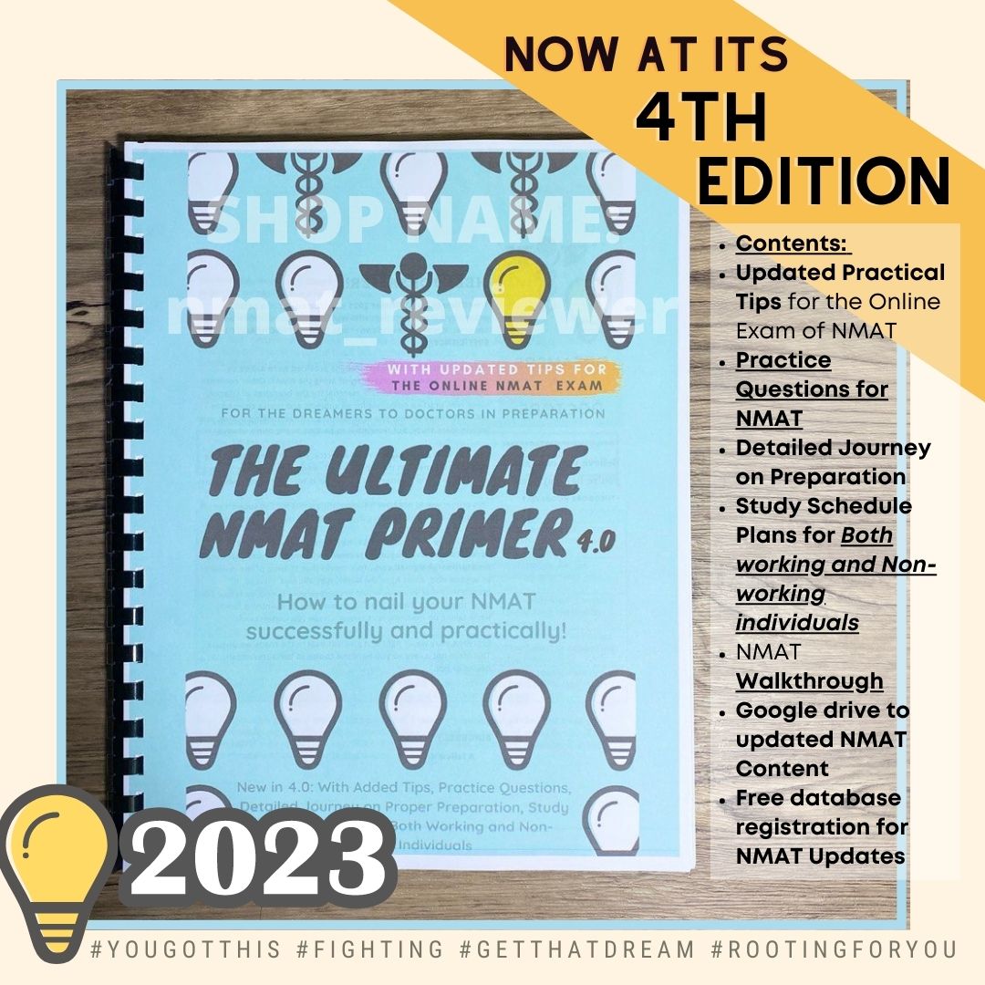 The ORIGINAL ULTIMATE NMAT PRIMER / NMAT REVIEWER 2023 (with Online ...