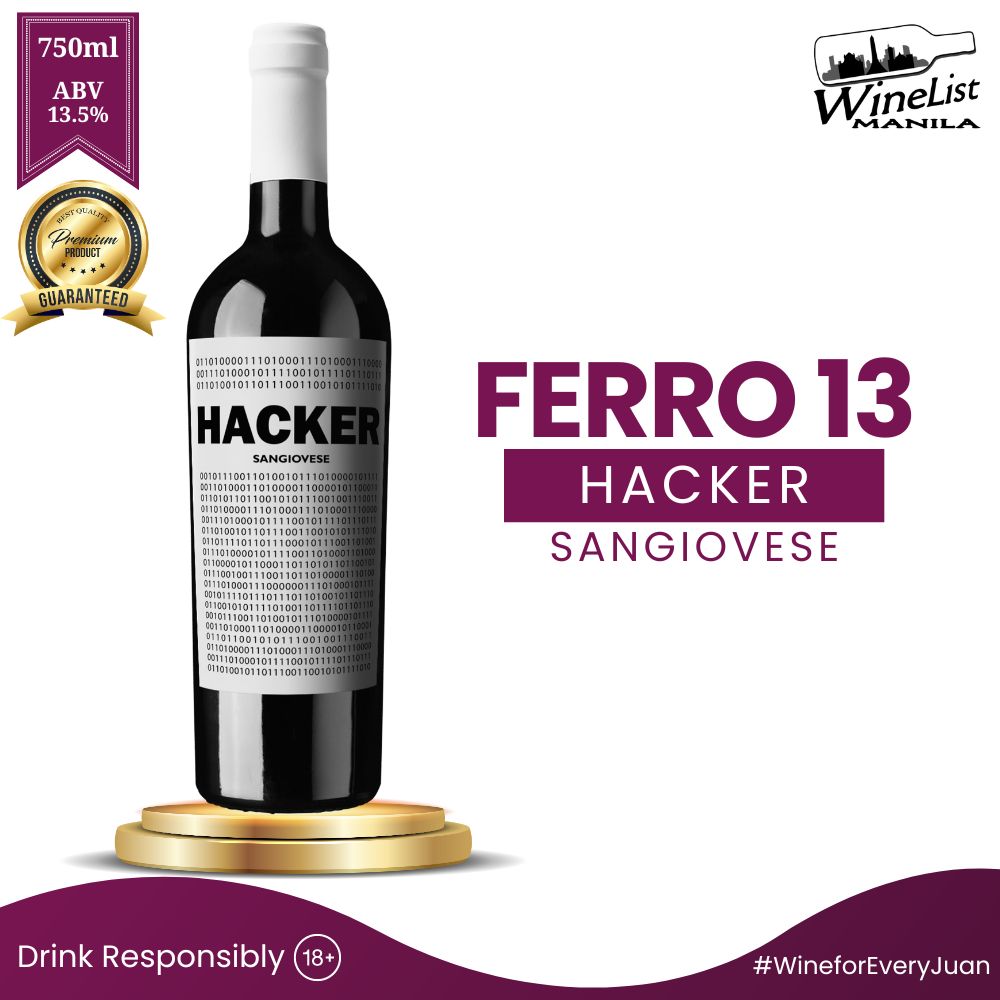 Ferro 13 Hacker - Sangiovese, Tuscany/Chianti, Italy, Red Wine 750ml ...