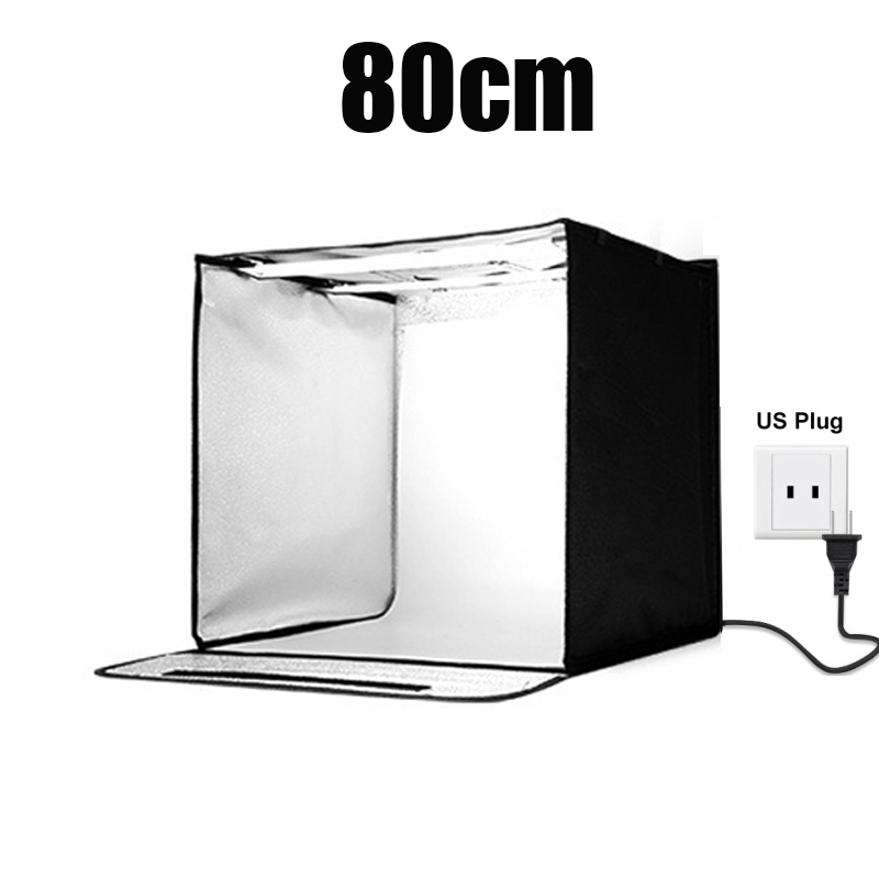 80/60/40cm Mini Portable Folding Studio Photo Box Led Soft Box Picture ...