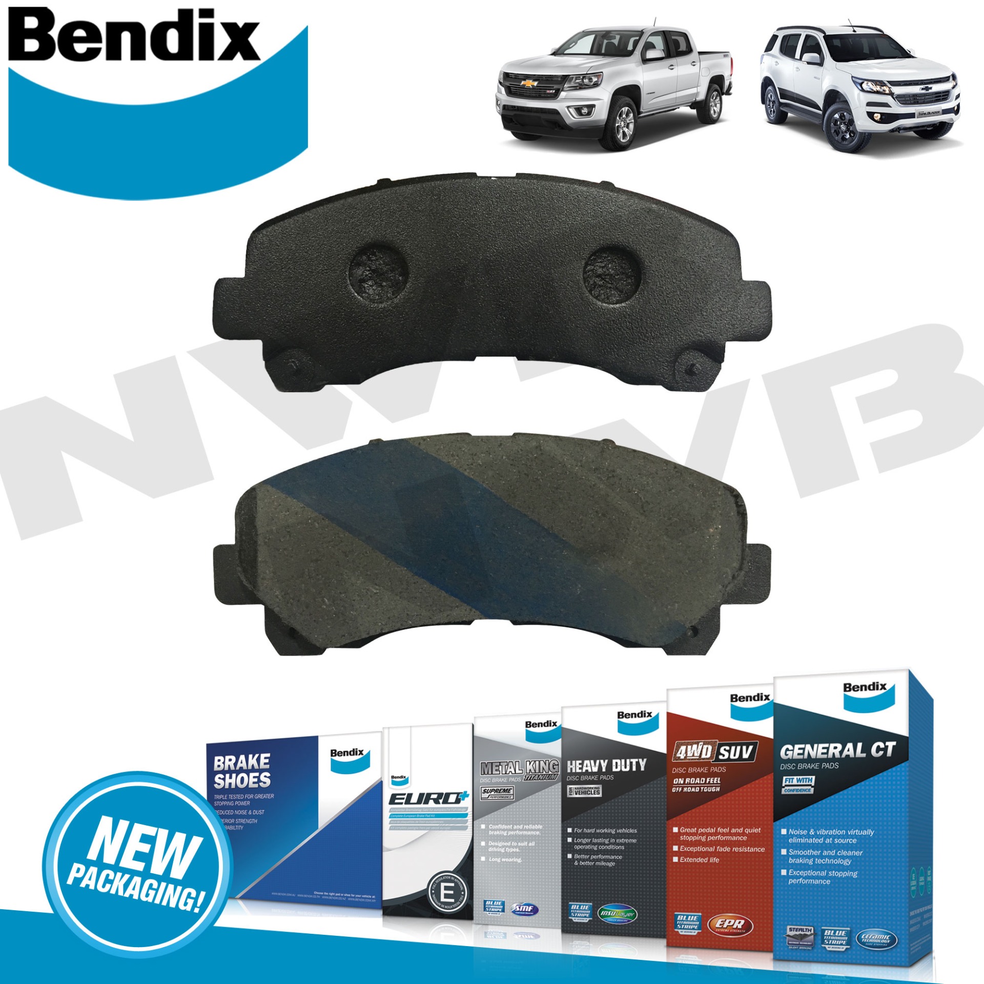Bendix Brake Pads Front Set GCT for Chevrolet Trailblazer, Colorado 2012-2017 (DB1841) | Lazada PH