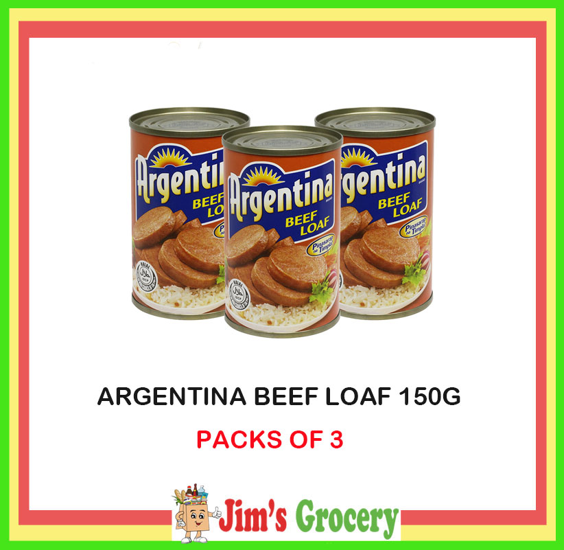 JIMS ARGENTINA BEEF LOAF 150G (SET BY 3PCS) | Lazada PH