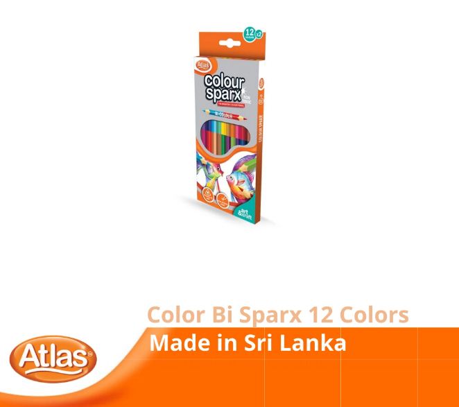 Atlas 12 Color Pencil Sparx Bi Colours | Lazada PH