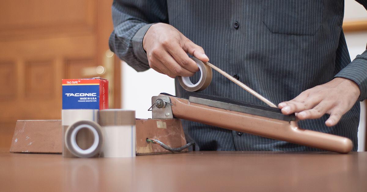 Tac-Tape Taconic Teflon Tape 6085-03 ( 25mm x 10M ) Pressure Sensitive ...