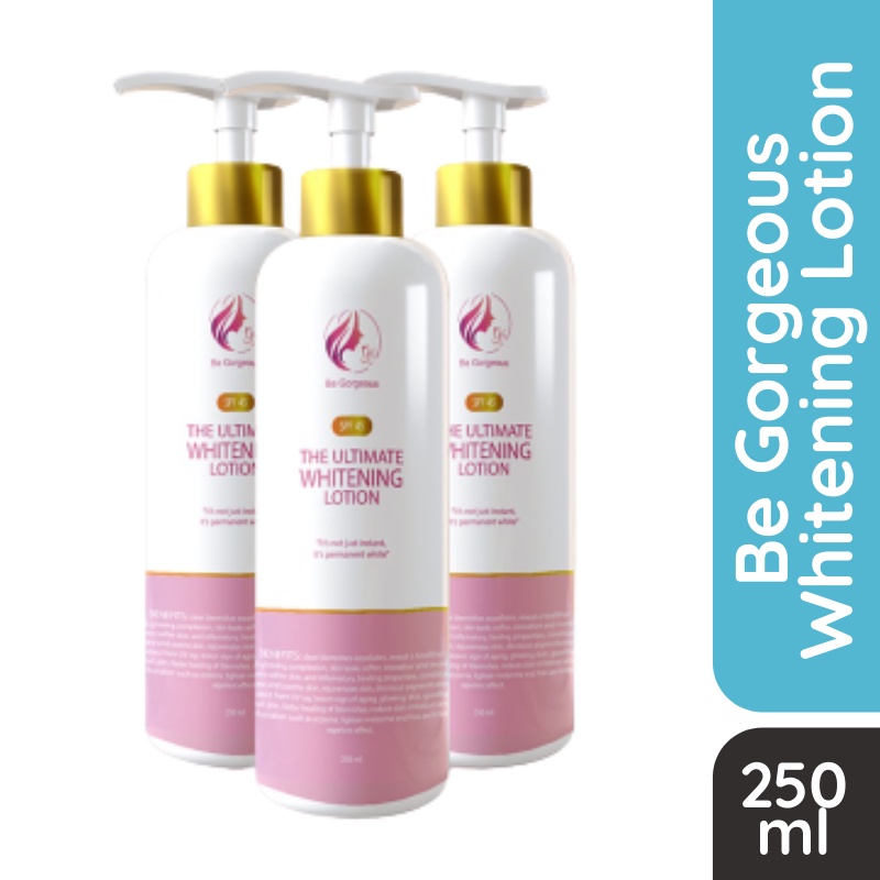 Be Gorgeous Ultimate Bleaching Whitening Lotion and Whitening Bleaching ...