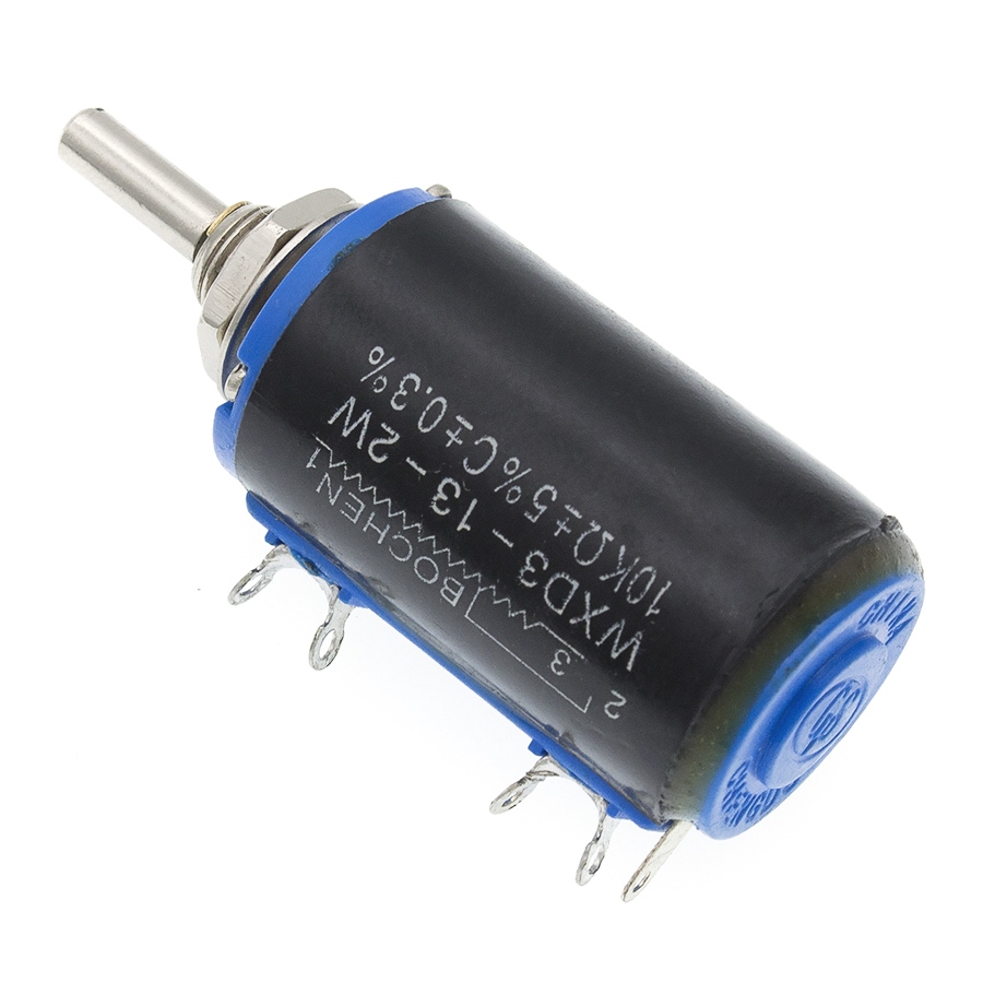 WXD3-13-2W Shaft Dia 100Ohm 1K 10K 100K 101 102 103 104 Ohm Rotary side ...