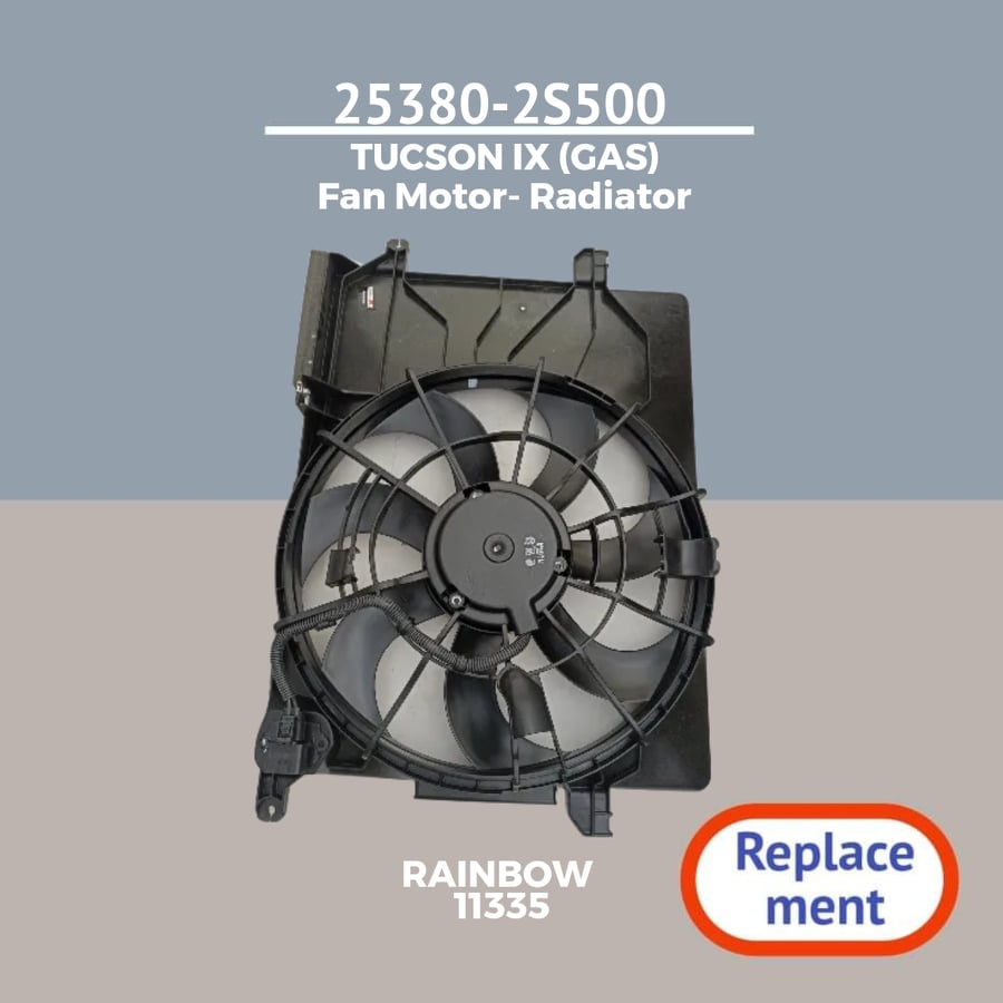 253802S500 Fan Motor-Radiator for HYUNDAI Tucson IX (Gas) [Replacement ...