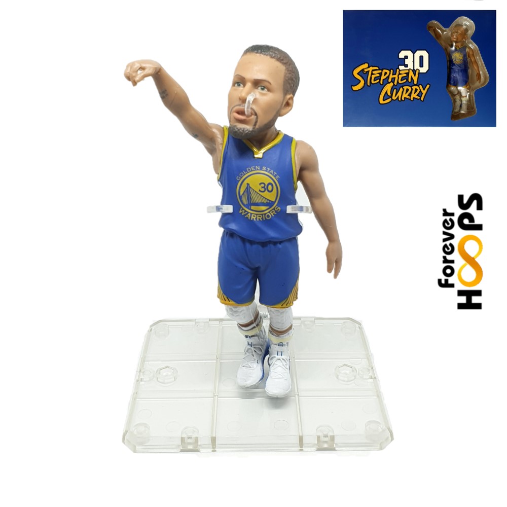 Forever Hoops Stephen Curry Action Figure with Stand | NBA Basketball ...