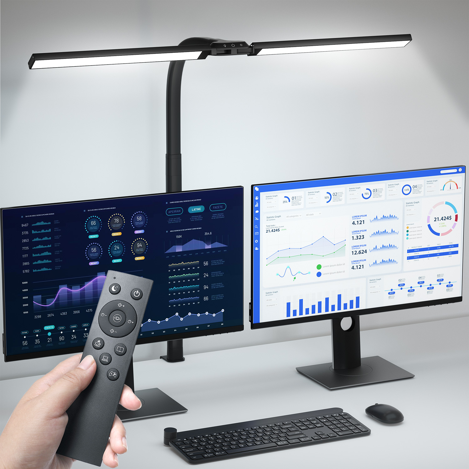 FIMILO Reading Desk Lamp Computer Screen Bar Light Led Lights for Room ...