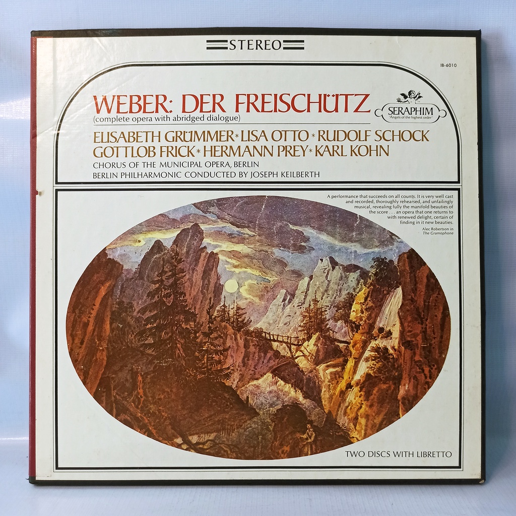 (Box Set, 2 LPs) Weber, Joseph Keilberth - Weber: Der Freischutz - Vinyl Record Plaka LP Album ...
