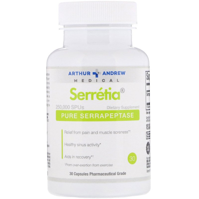 Serretia, Pure Serrapeptase, 500 mg, 30 Capsules | Lazada PH