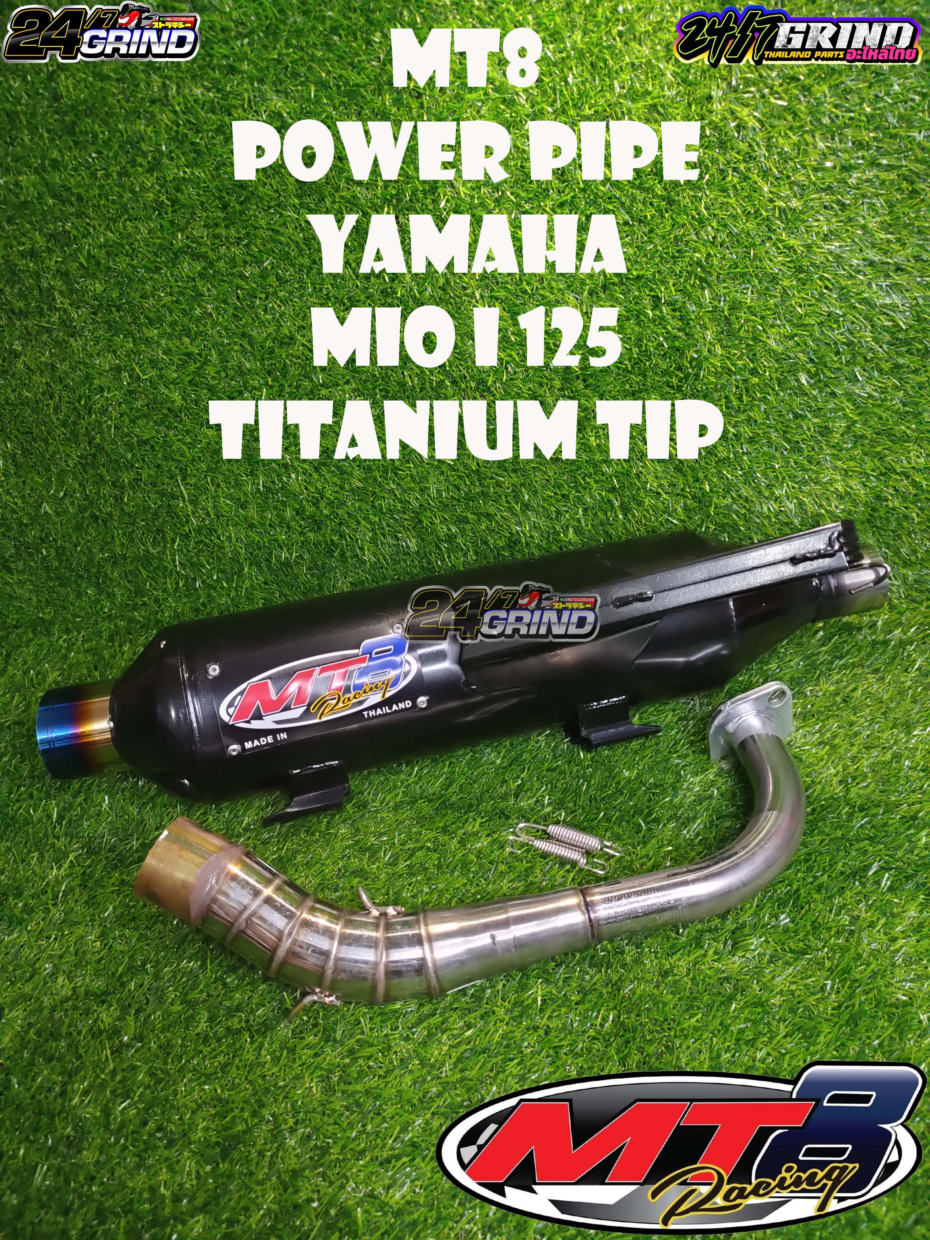 MT8 POWER PIPE YAMAHA MIO I 125 / MIO SOUL I GT 125 TITANIUM THAILAND ...