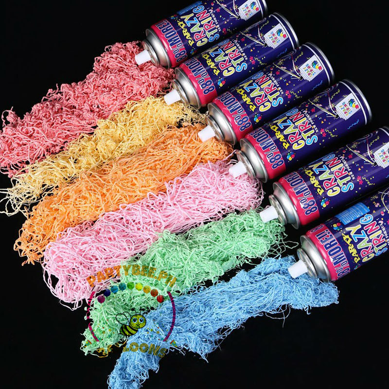 Gender Reveal Party String Spray Assorted Color use for Birthdays ...