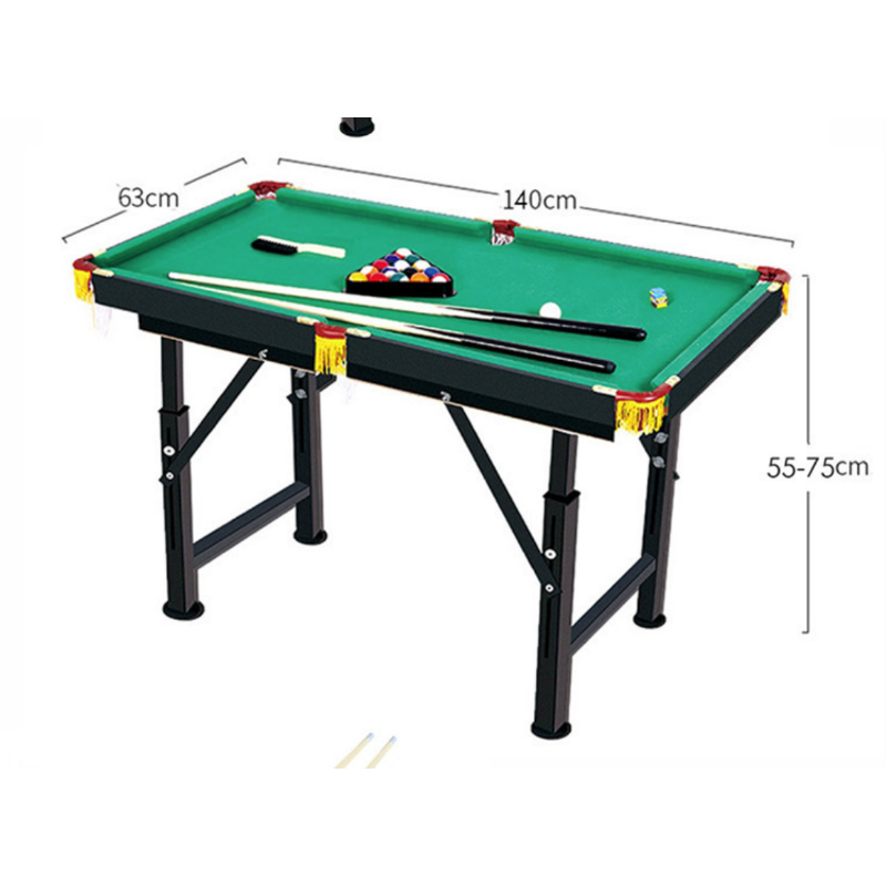 Pool table 120*63 CM Mini billiard Table for Kids adjustable metal legs ...