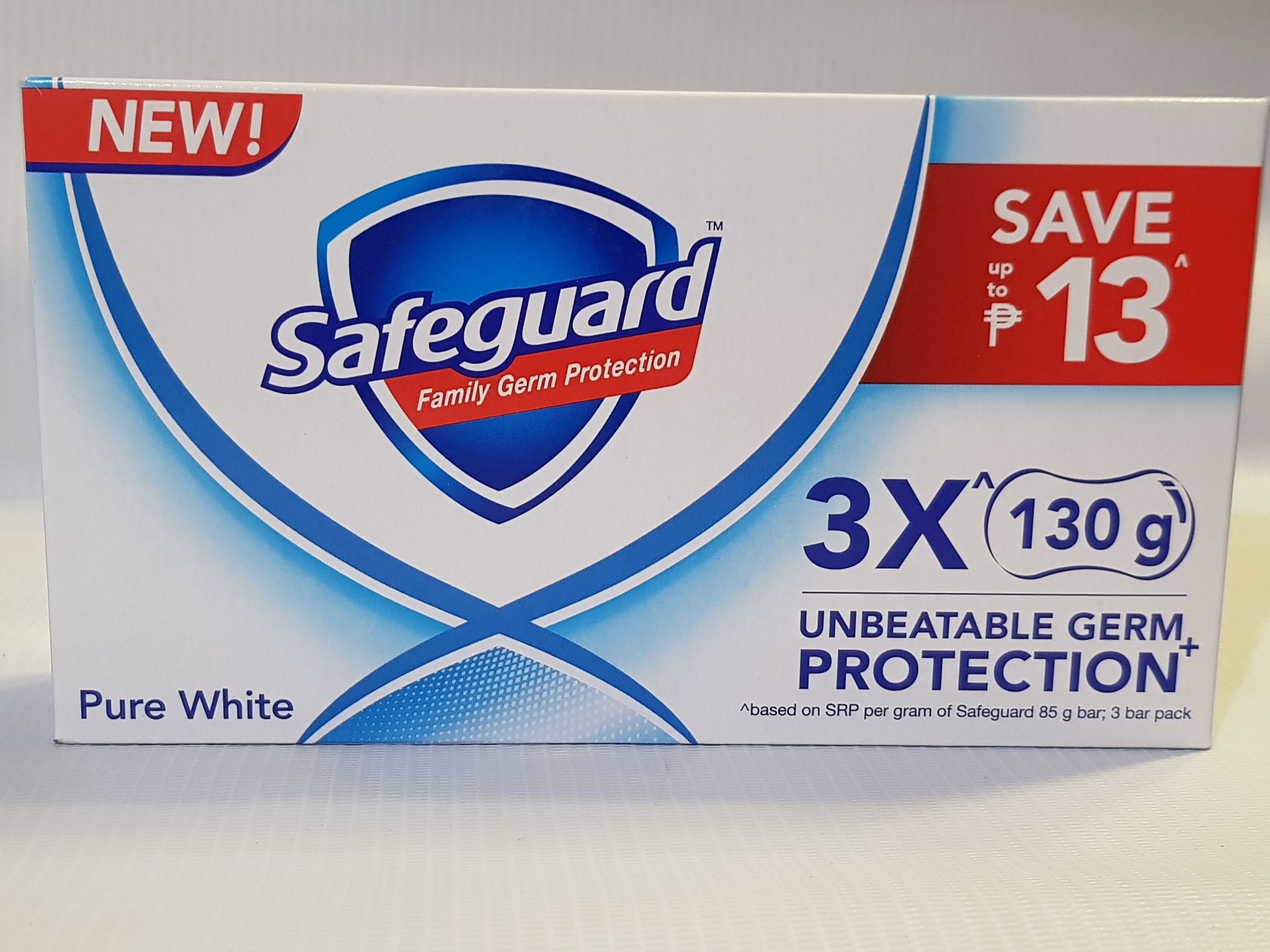 SAFEGUARD SOAP - Pure White (1 pack of 3 bars x 130 grams) | Lazada PH