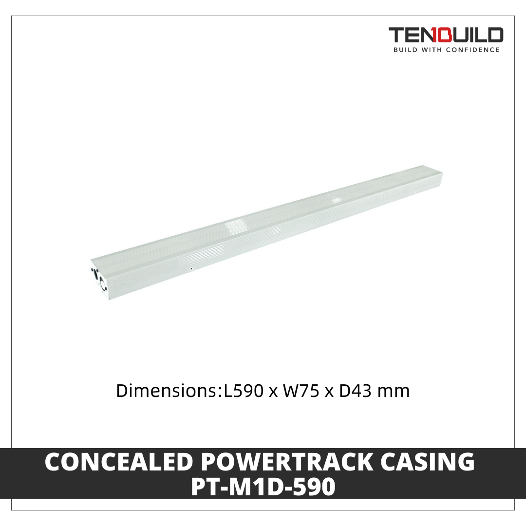 Tenbuild Concealed Power Track Casing 590 Charger | Lazada PH
