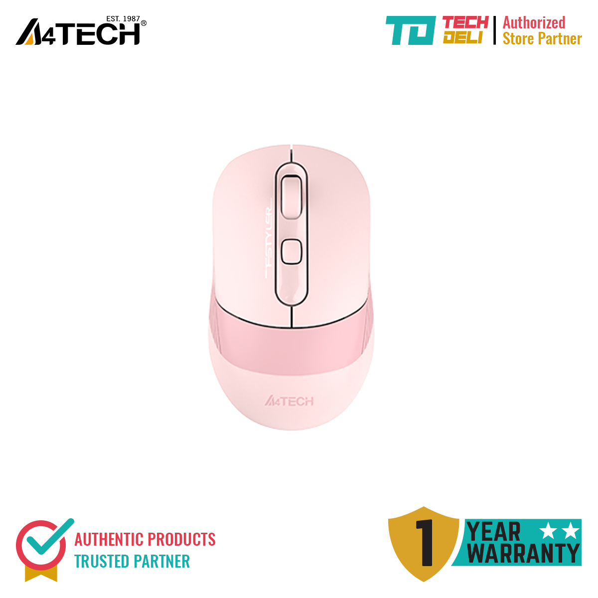 A4Tech FStyler FB10C Dual Mode Wireless Mouse | Bluetooth Mode | 2.4GHz ...