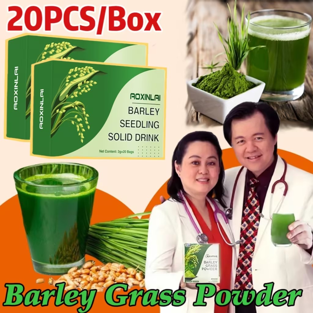 【20PCS/1BOX】Original Japan NAVITAS Barley Grass Powder Organic 100% ...