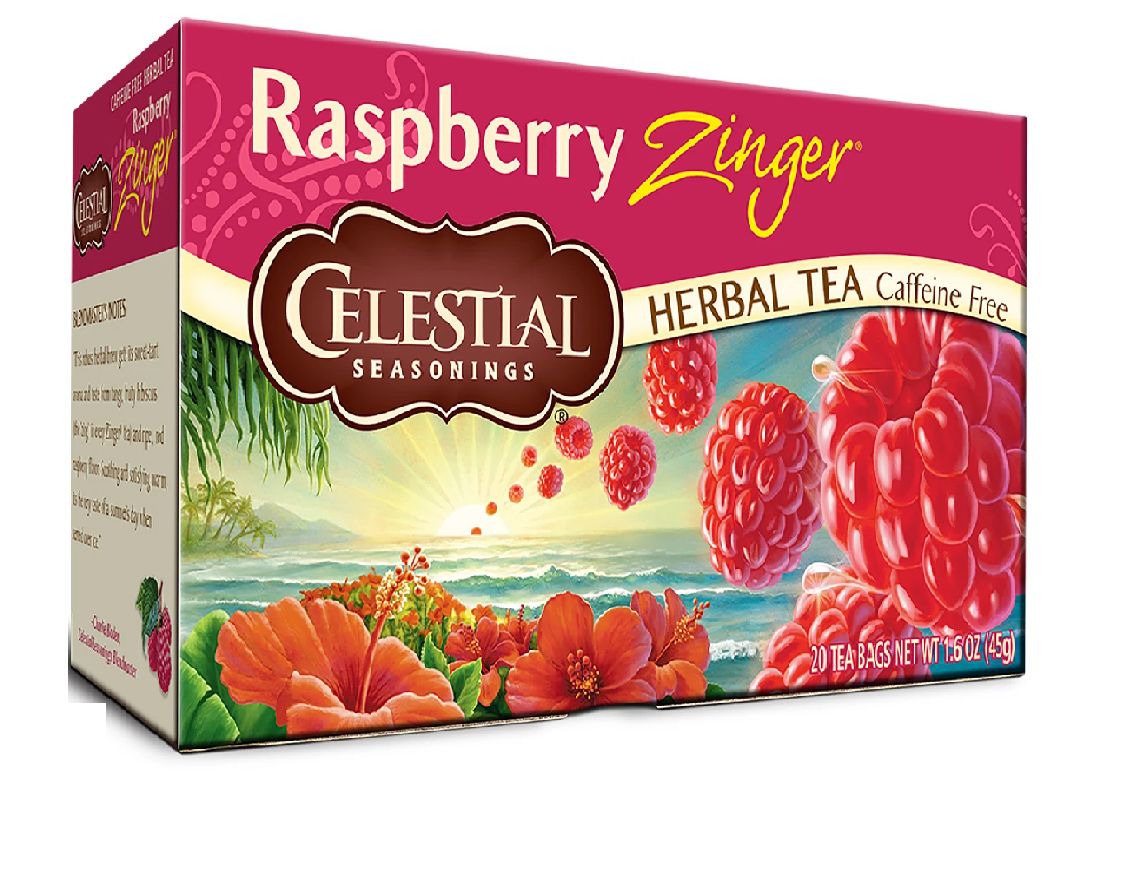 Celestial Seasonings Raspberry Zinger Herbal Tea (20 bags) | Lazada PH