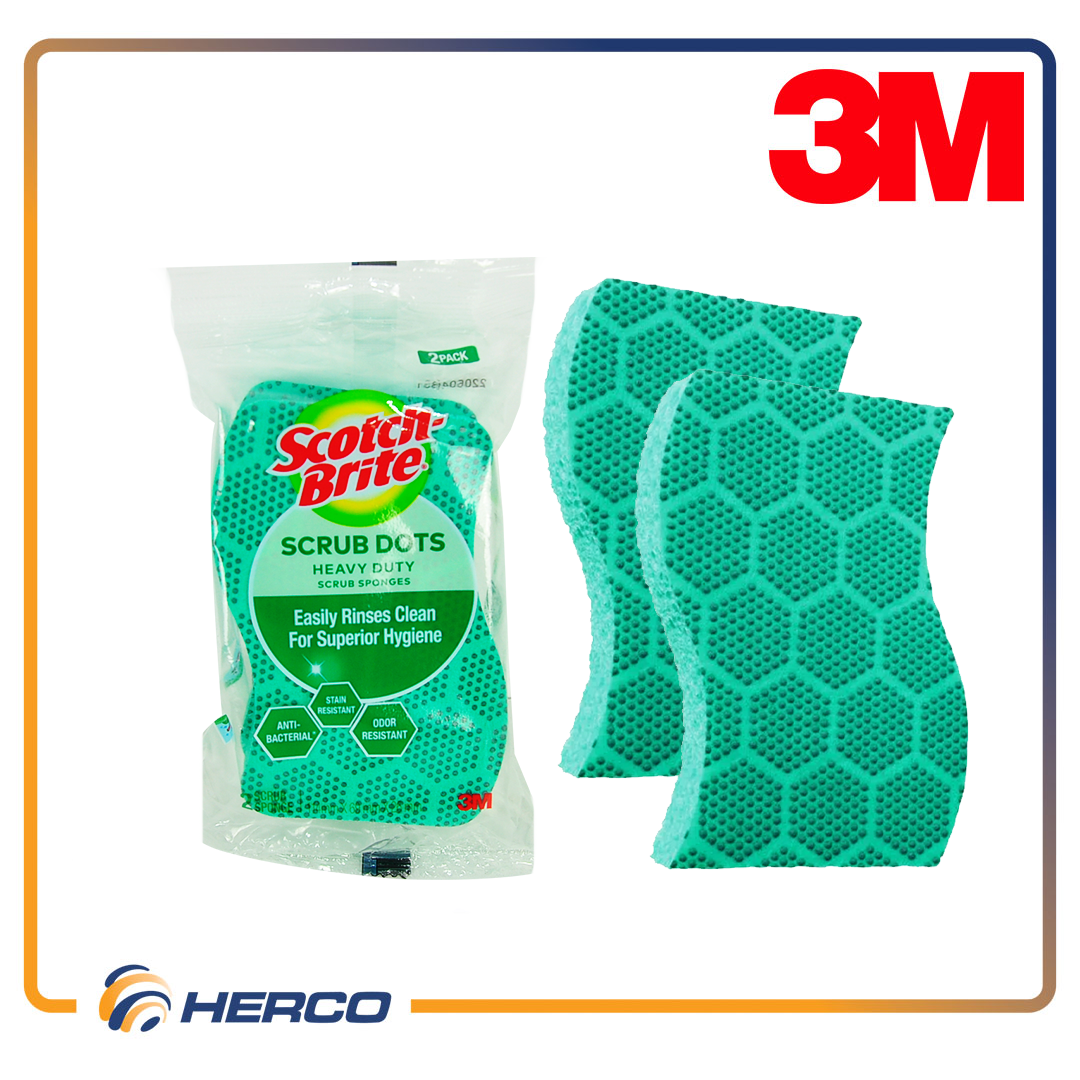 3M Scotch Brite Heavy Duty Scrub Dot 2pcs. | Lazada PH