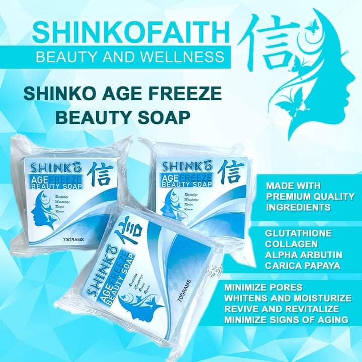 SHINKO AGEFREEZE BEAUTY SOAP 70g | Lazada PH