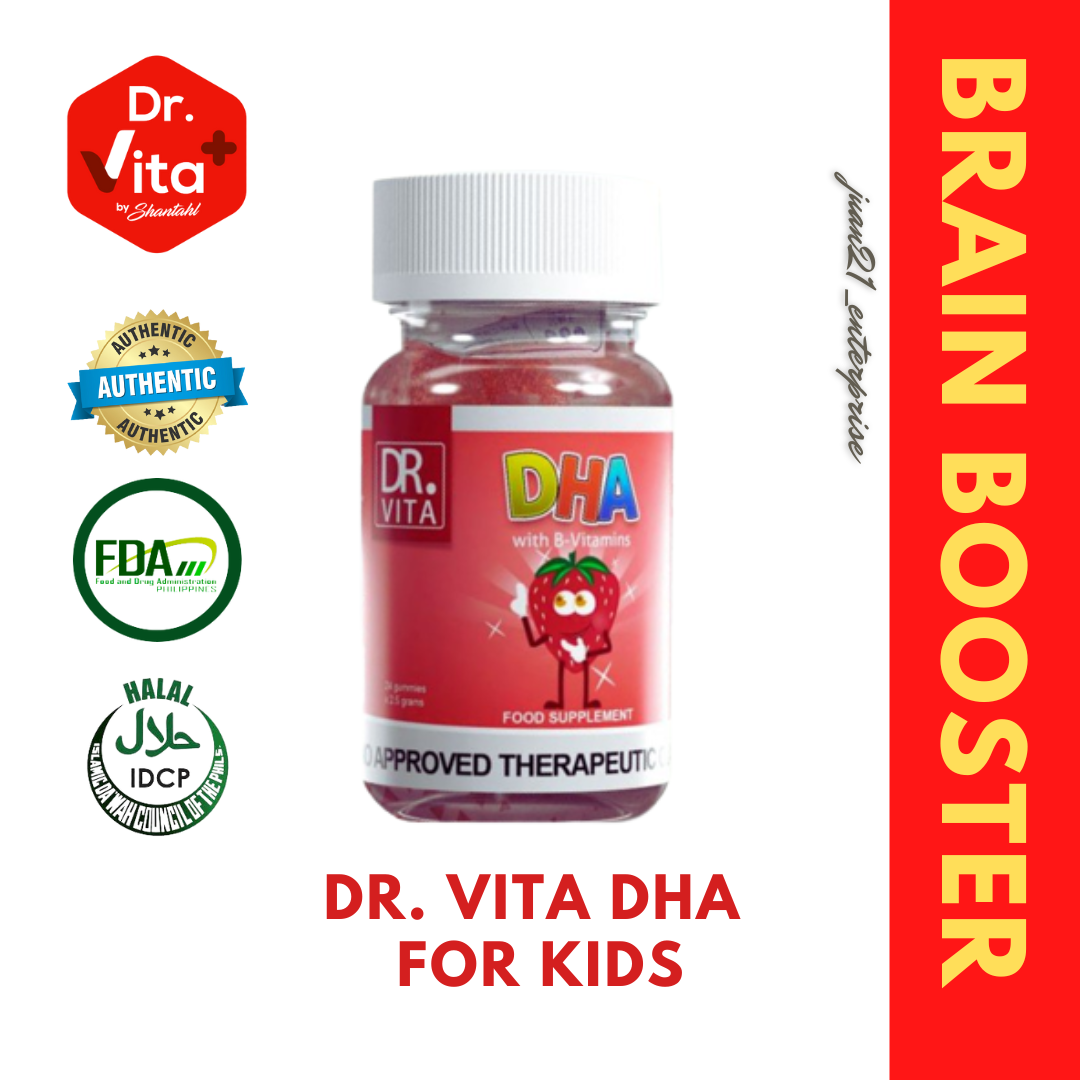 Dr. Vita DHA for Kids | Helps in developing Memory function | Brain Booster | Lazada PH