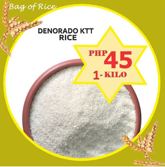 Bag Of Rice - Denorado KTT Pure White Rice / Bigas - 1 KILO | Lazada PH