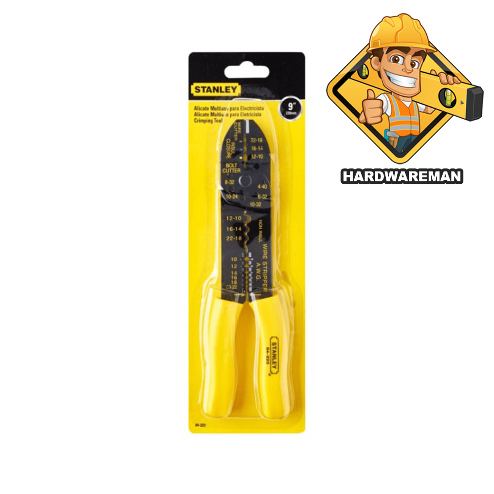 Stanley 9-Inch Precision Crimping Plier: Superior Wire Connection Tool ...