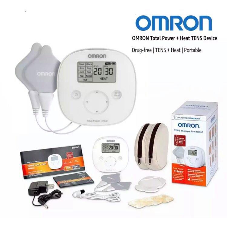 OMRON Total Power + Heat TENS Unit Muscle Stimulator, Simulated Massage ...