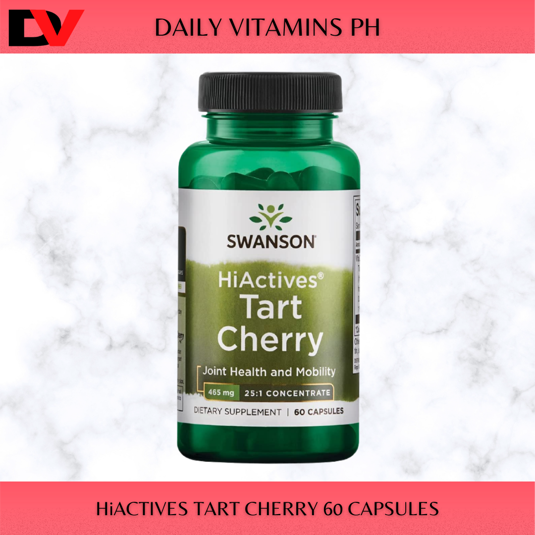 Swanson Hiactives Tart Cherry 465 mg, 60 Capsules | Lazada PH