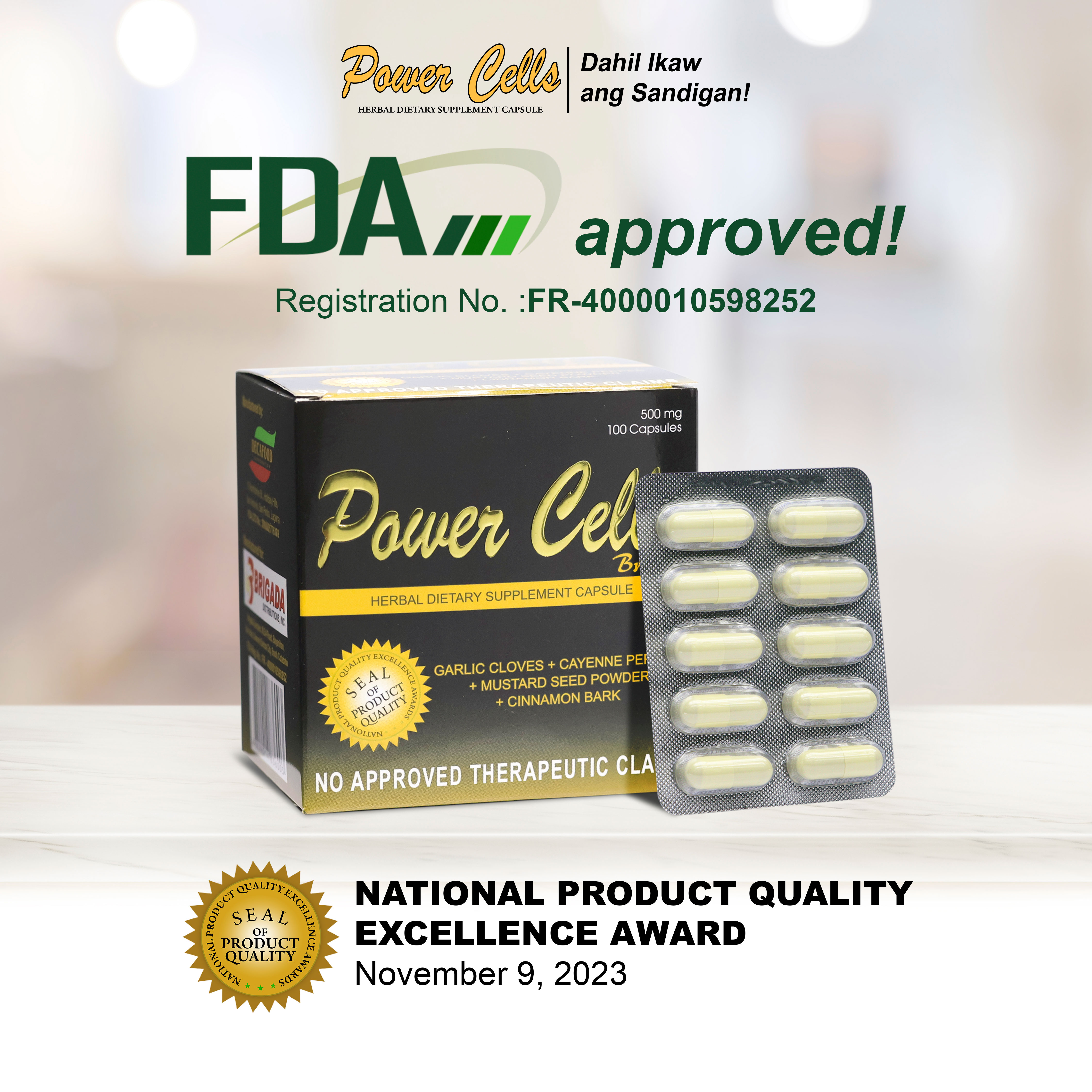 Power Cells Herbal Capsule Box of 100's | Lazada PH