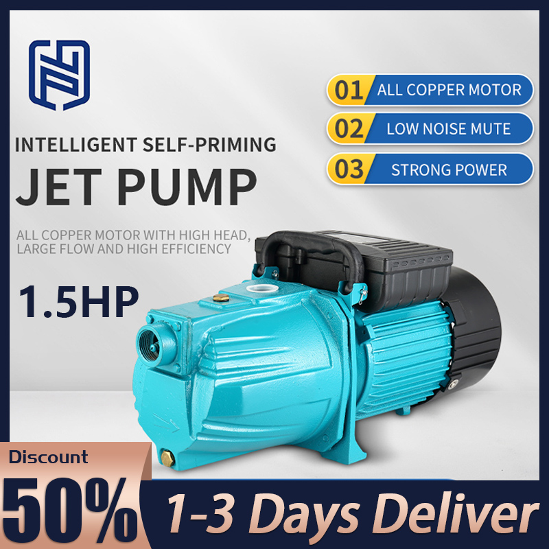 TEYIN 1.5/2.5 HP Electric Water Jet Pump Self-priming Pump Heavy Duty ...