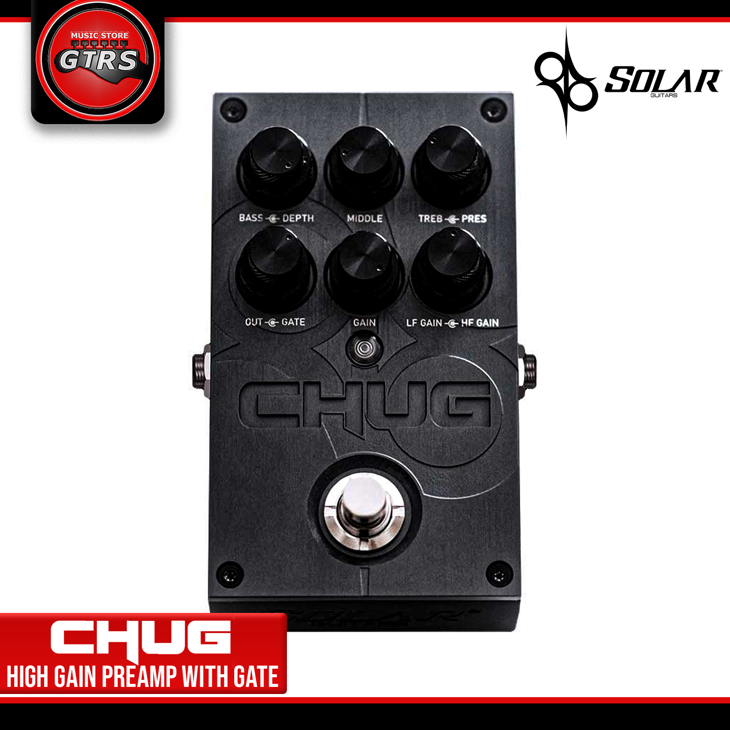 Solar Guitars CHUG - High Gain Preamp Guitar Effects Pedal with Gate | Lazada PH
