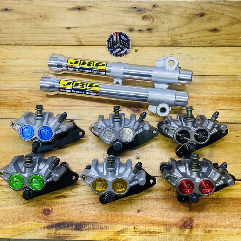JRP Lighten Frontshock with Formula 8.1 Caliper for Wave, Xrm, Raider ...